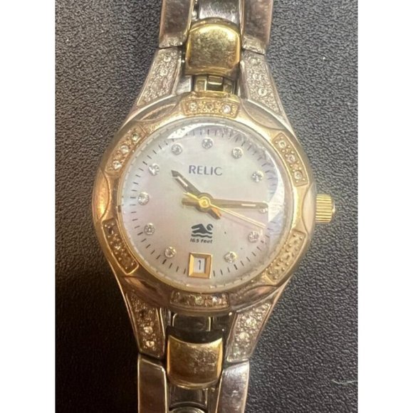 Relic | Accessories | Vintage Relic Analog Watch Silver Tone Not Tested ...